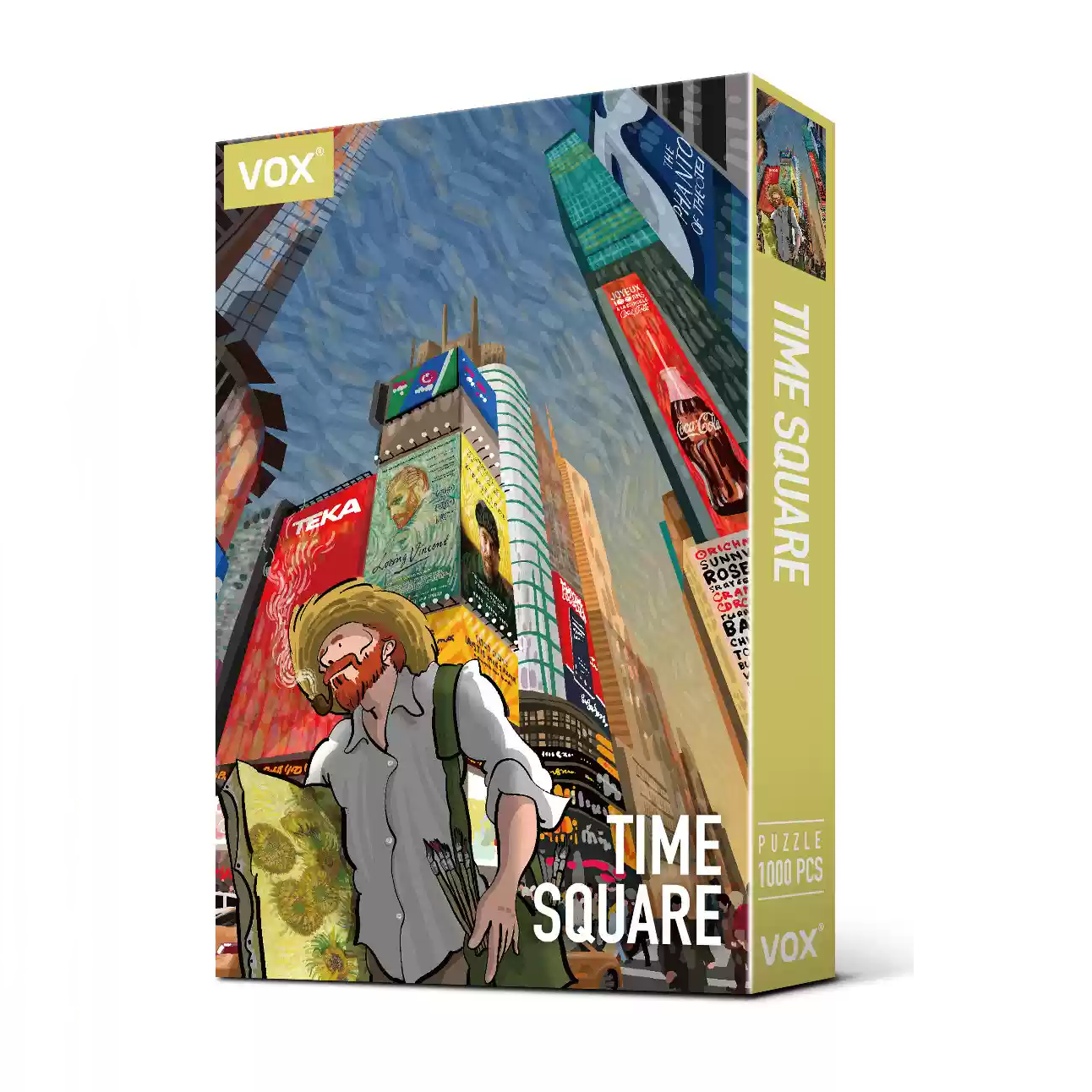 1000pcs Van Gogh Puzzle-Vox Puzzle-Time Square - TopPuzzleShop