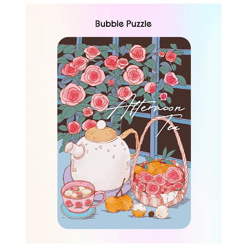 Bubble Puzzle-300pcs Jigsaw Puzzle-Moments of Rosy Charm - TopPuzzleShop