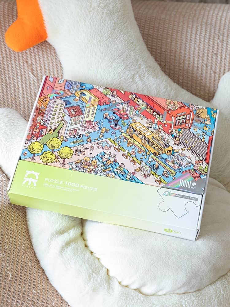 Vinlaa-Animal Station 1000 Piece Puzzle - TopPuzzleShop