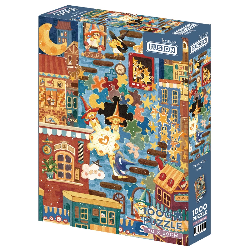 1000pcs Jigsaw Puzzle-Botop Fusion-Puzzle World - TopPuzzleShop