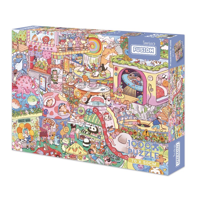 1000pcs Jigsaw Puzzle-Botop Fusion-Wonderland - TopPuzzleShop