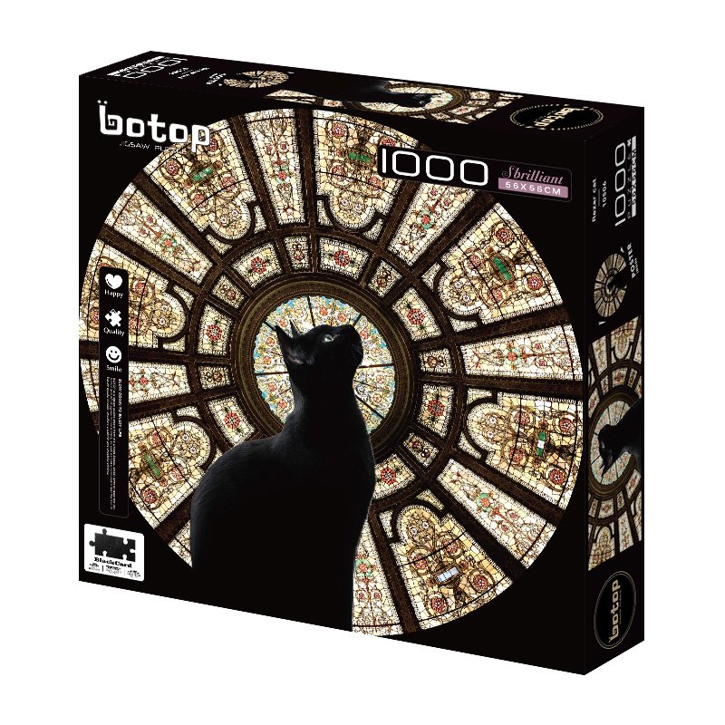1000pcs Jigsaw Puzzle-Botop-Cathedral Cat Jigsaw Puzzle - TopPuzzleShop