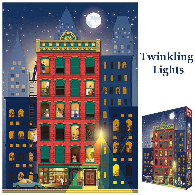 1000pcs Jigsaw Puzzle-Comitok-Twinkling Lights - TopPuzzleShop
