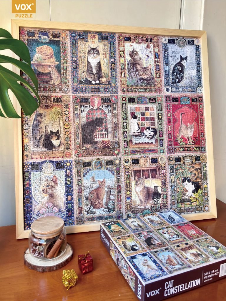1000pcs Animal Puzzle-Vox-Cat Constellation - TopPuzzleShop