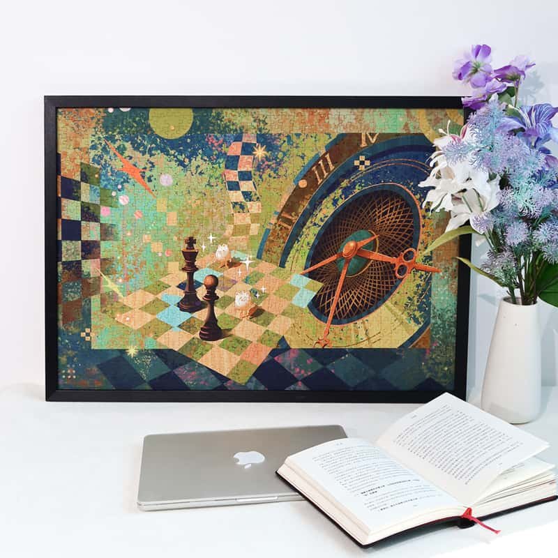 1000 Jigsaw Puzzle-Kibifufu-Chess Riddle - TopPuzzleShop