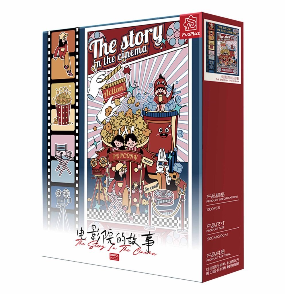1000pcs Jigsaw Puzzle-PuzPlaz-The Story in the Cinema - TopPuzzleShop