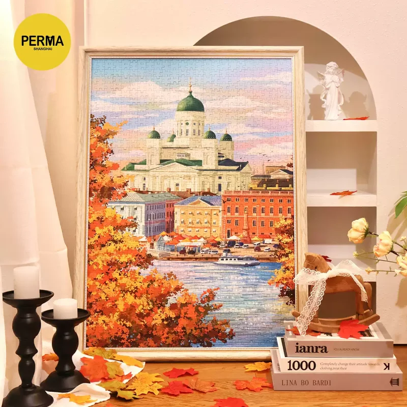 Perma Puzzle-1000 Piece-Autumn of Helsinki - TopPuzzleShop