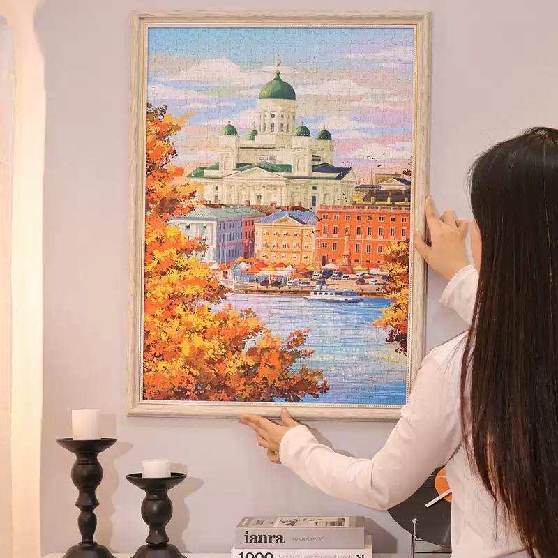 Perma Puzzle-1000 Piece-Autumn of Helsinki - TopPuzzleShop